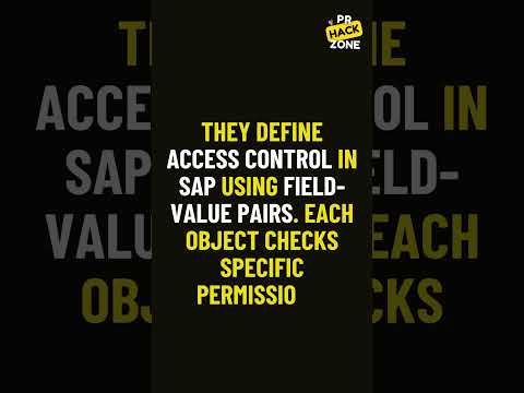 What are authorization objects? | SAP SECURITY & GRC | INTERVIEW QUETIONS | SAP SHORTS 8/30
