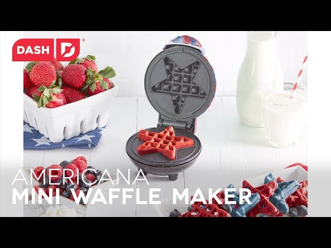 Americana Mini Waffle Maker