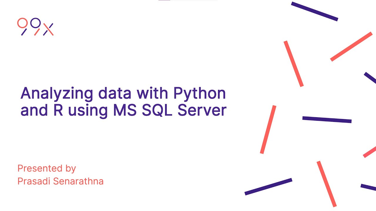 Analyzing Data Using Python and R in MS SQL Server