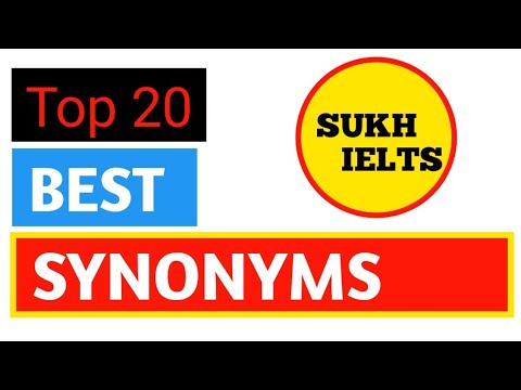20 Best synonyms for IELTS