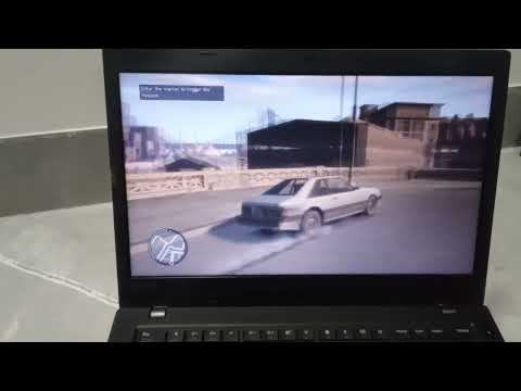 GTA 4 Testing on Intel i5 8th gen Intel UHD 620 16GB Ram Laptop Lenovo ThinkPad l480