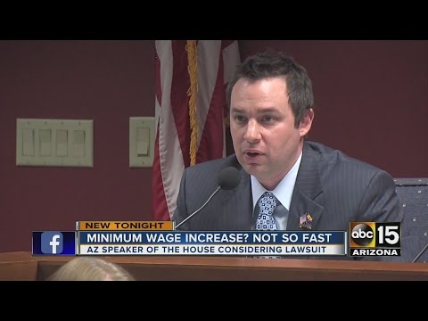 Potential challenge to minimum wage increase in Arizona