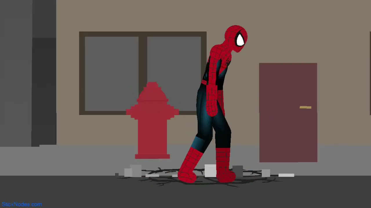 Spider-man test (stick nodes animation)