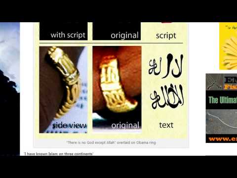 Watch “BUSTED! OBAMA’S RING SAYS ‘THERE IS NO GOD BUT ALLAH!” on ...