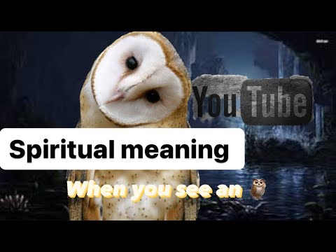 Spiritual Meaning of seeing an owl