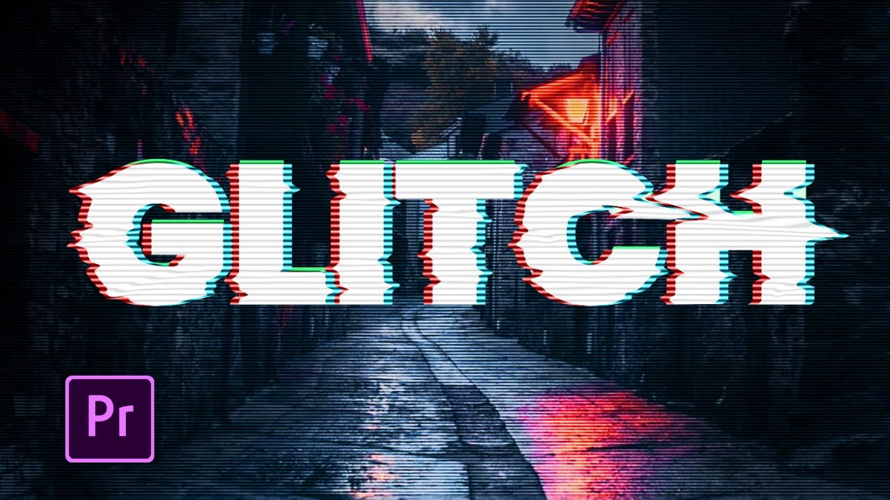 6 GLITCH TEXT Effect in Premiere Pro