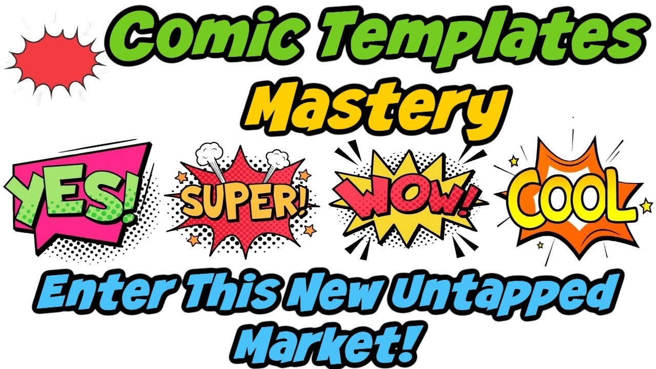 Comic Templates Mastery Review Demo Bonus - Create Blank Comic Pages Books and Printables in Seconds