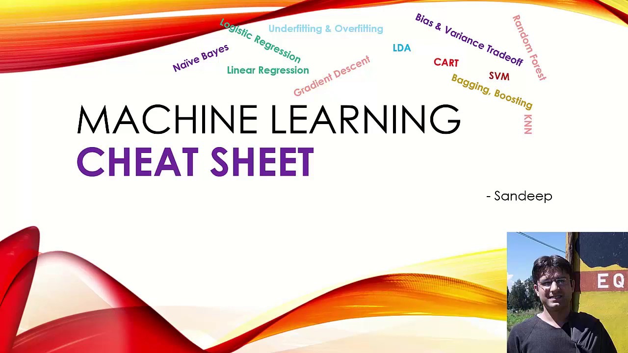 Machine Learning Cheat sheet - video (For quick Reference) - All In One ML