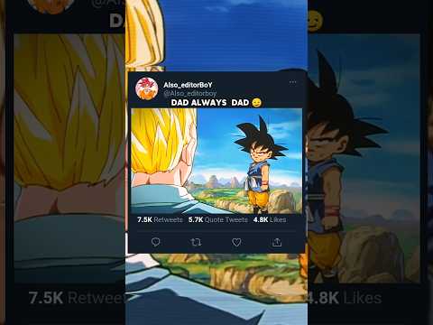 Goku vs( Baby Gohan & baby Goten )π₯ Dad Always Dad π #goku #vegeta #dragonball #shorts
