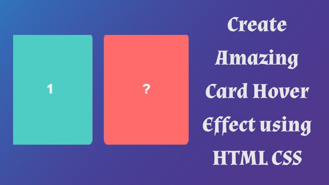 Stunning CSS 3D Flip Card Animation | Interactive Hover Effect Tutorial