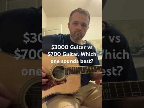 $3000 Guitar vs $700 Guitar (Gibson vs Alvarez)