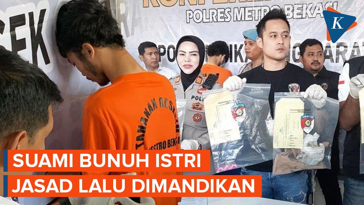 Usai Bunuh Istri, Suami di Bekasi Mandikan dan Cuci Baju Korban