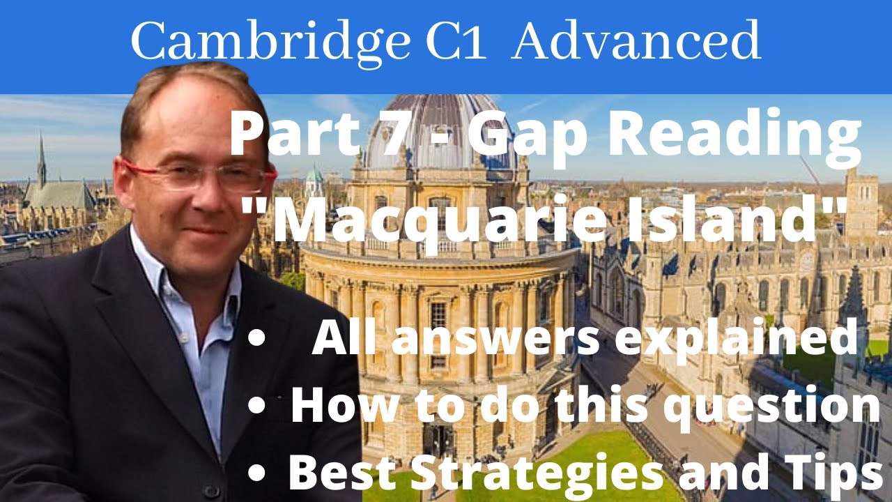 Tips And Strategies For Passing C1 Advanced Reading Part 7 