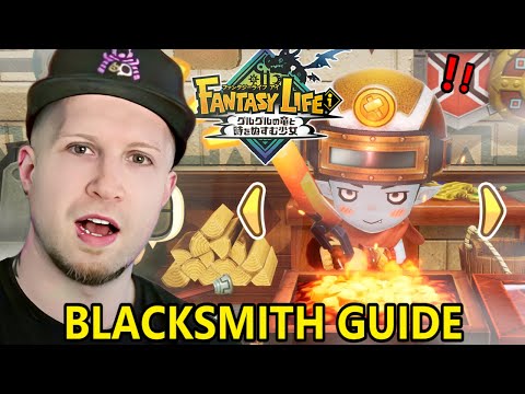Fantasy Life i Blacksmith Life Class Guide - Everything You Need to Know