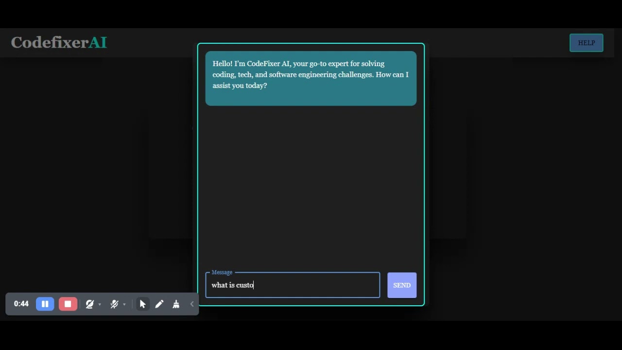 Introducing CodeFixer-AI: Your AI-Powered Coding Assistant | Headstarter AI