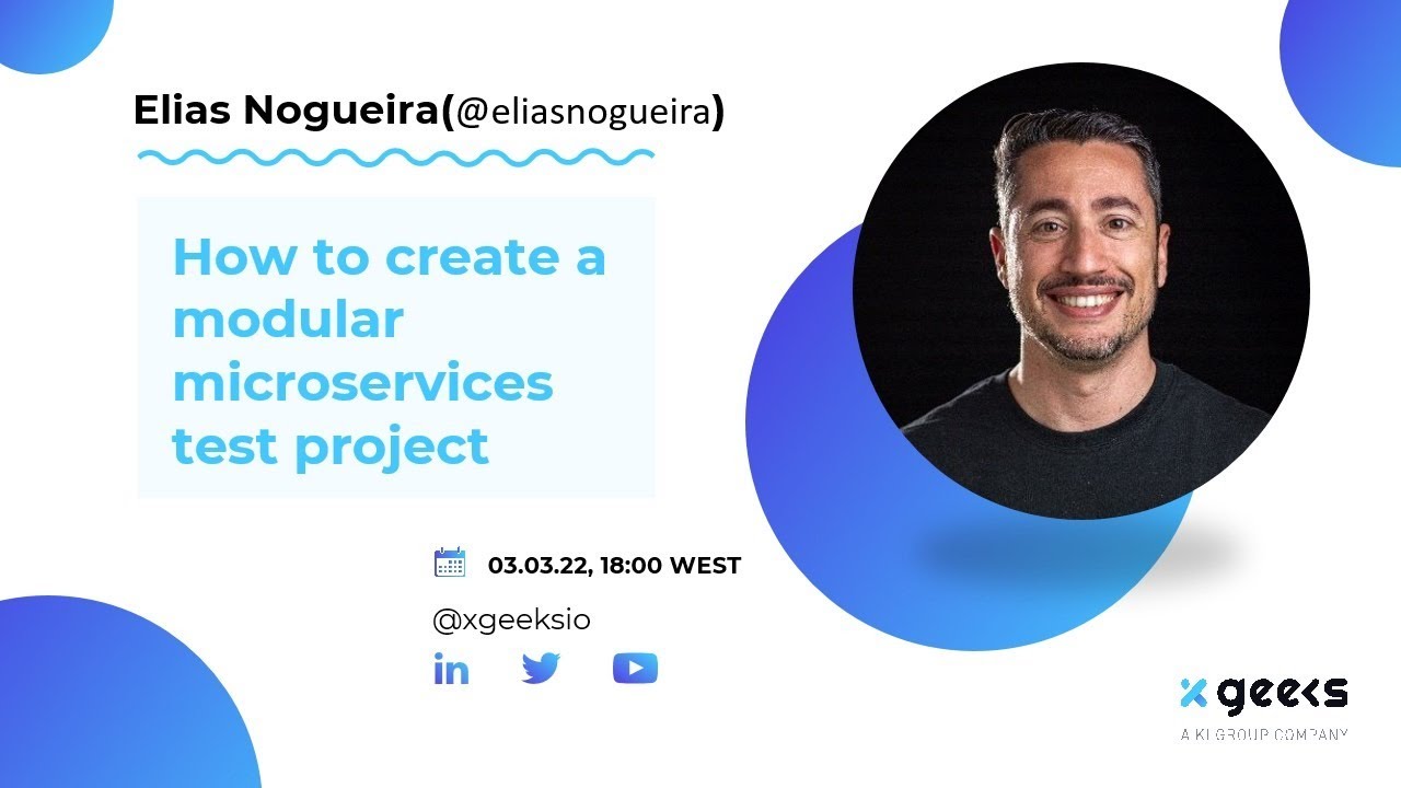 How to create a modular microservices test project