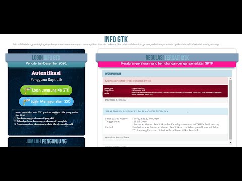 Live Bahas validasi INFO GTK 2020 semester 2