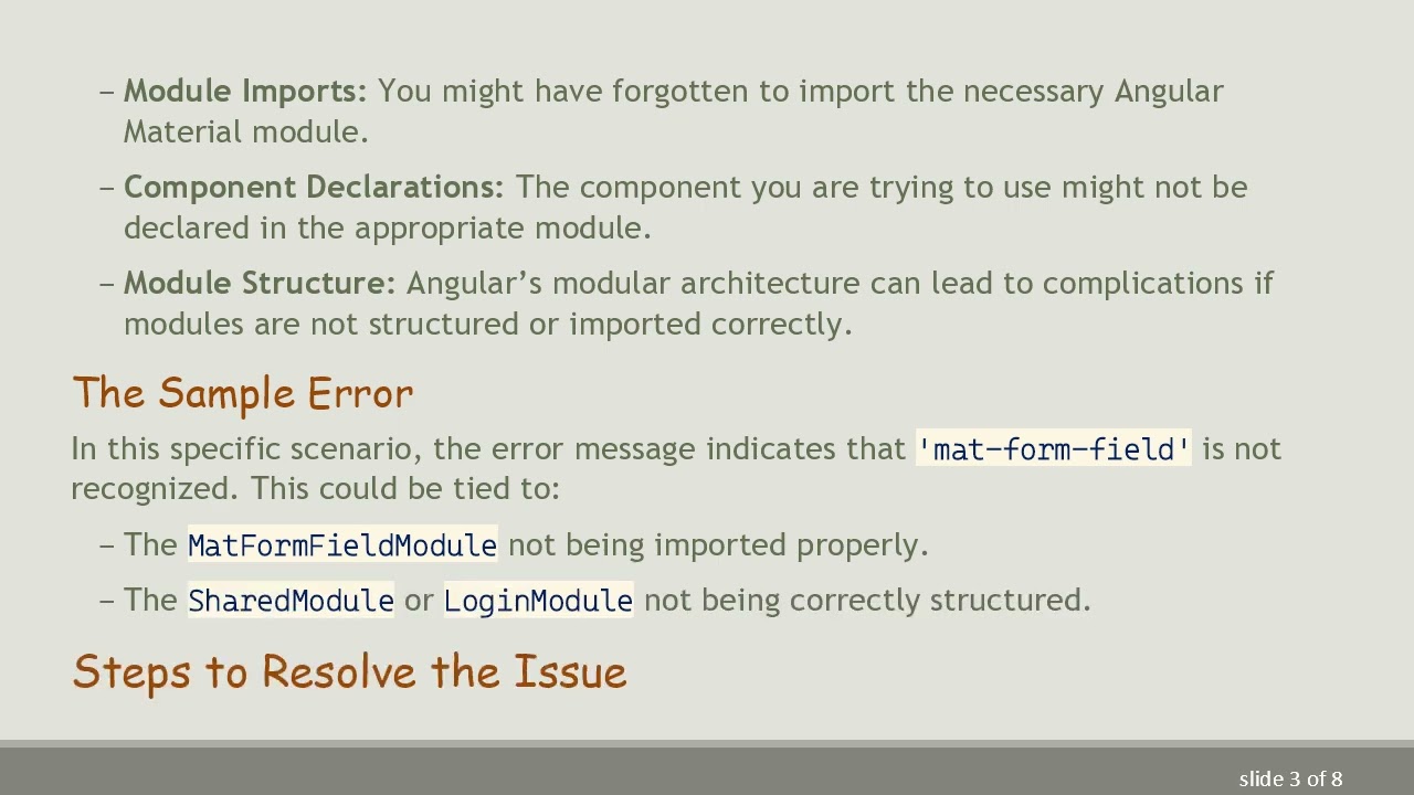 Resolving Angular Material Components Issues in Your Project