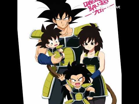 Goku,Raditz,Bardock and Gine family #shorts
