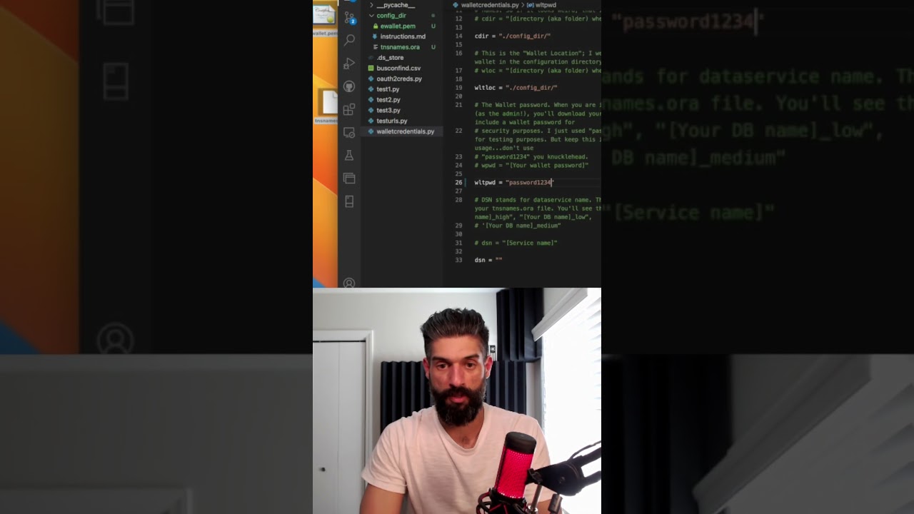 Connect to an Oracle database with the python-oracledb library #pythontutorial #oracledatabase