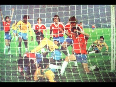 Chile 1x1 Brasil (GUERRA) Eliminatórias 1989 Globo