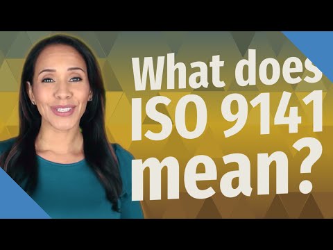 What does ISO 9141 mean?