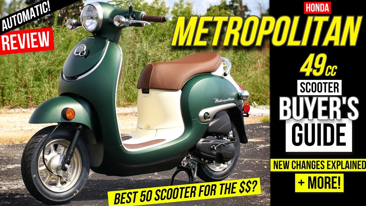 New Honda Metropolitan / Giorno 49cc Scooter Review + Specs | Better than the Ruckus & NAVi?