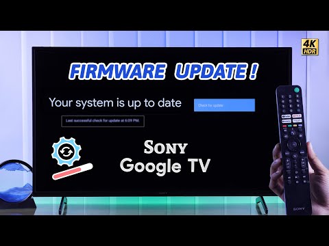 Sony Google TV: How To Software Update! [Firmware]