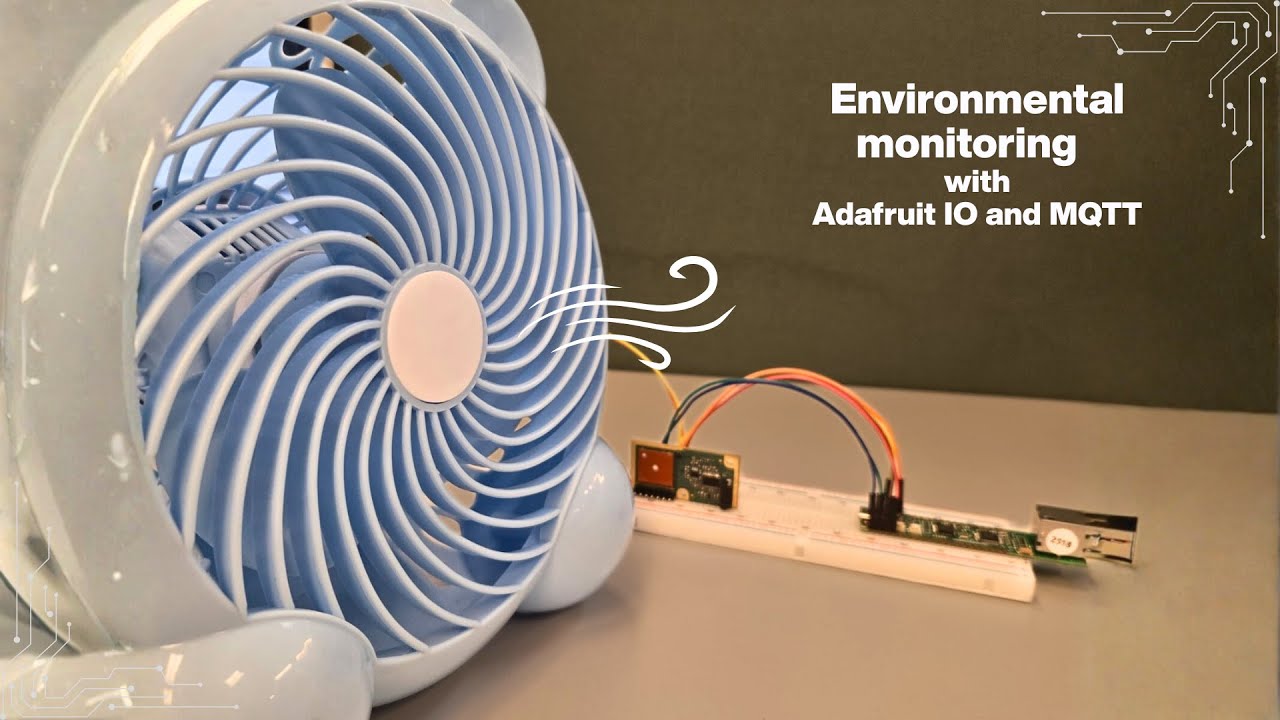 Environmental monitoring with Adafruit IO and MQTT #circuitpython #wiznet
