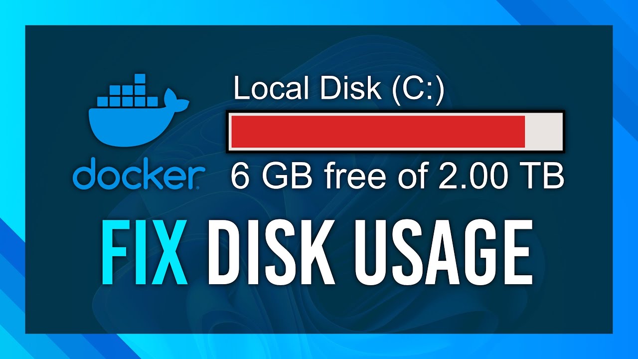 Fix Docker High Disk Usage on Windows/WSL | Shrink VHDX Guide