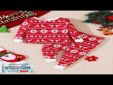 Baby Girl Christmas Pajamas Holiday Party Family Matching Sleepwear Sets Reindeer Review