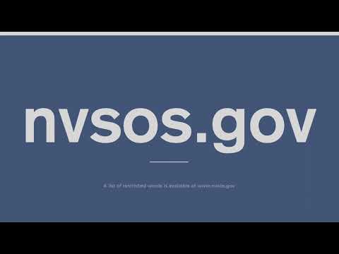 State of Nevada Official - Domestic Limited-Liability Company Formation - SilverFlume