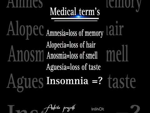 Medical term's