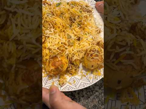 Egg Biryani #shortsfeed #recipe #youtubeshorts #food #cooking