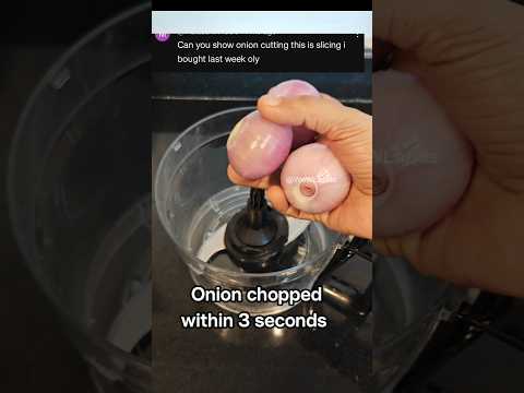 Onion Chopped within 3 Seconds | Preethi Zodiac Mixer review | #unboxing #shorts