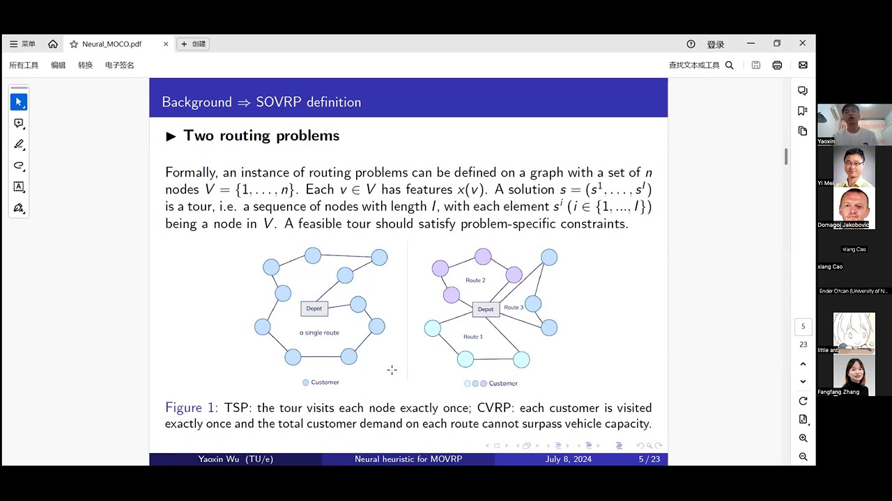Collaborative Deep Reinforcement Learning for Solving Multi-Objective Vehicle Routing Problems