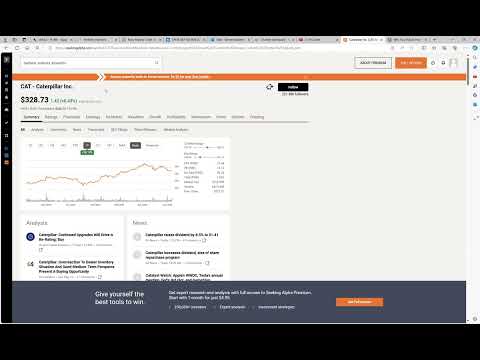 Caterpillar Inc CAT Stock Price, Quote, News & Analysis and 8 more pages Personal Microsoft Ed