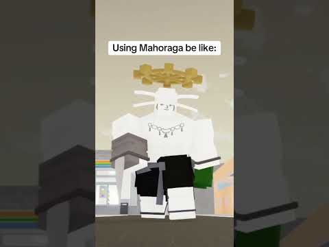 Using Mahoraga in Jujutsu Shenanigans be like: