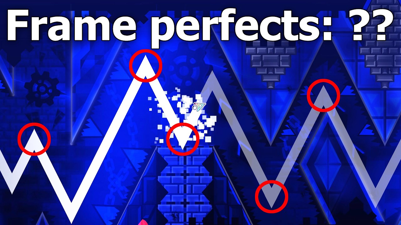The Bloop with Frame Perfects counter — Geometry Dash