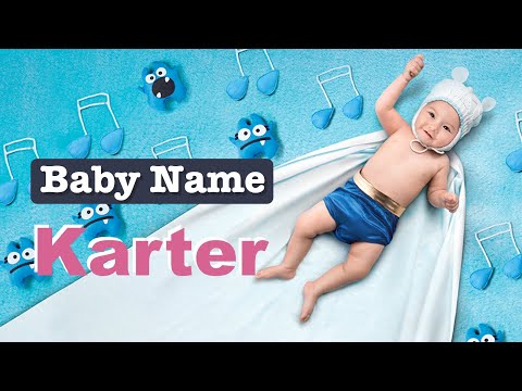 Karter - Boy Baby Name Meaning, Origin and Popularity