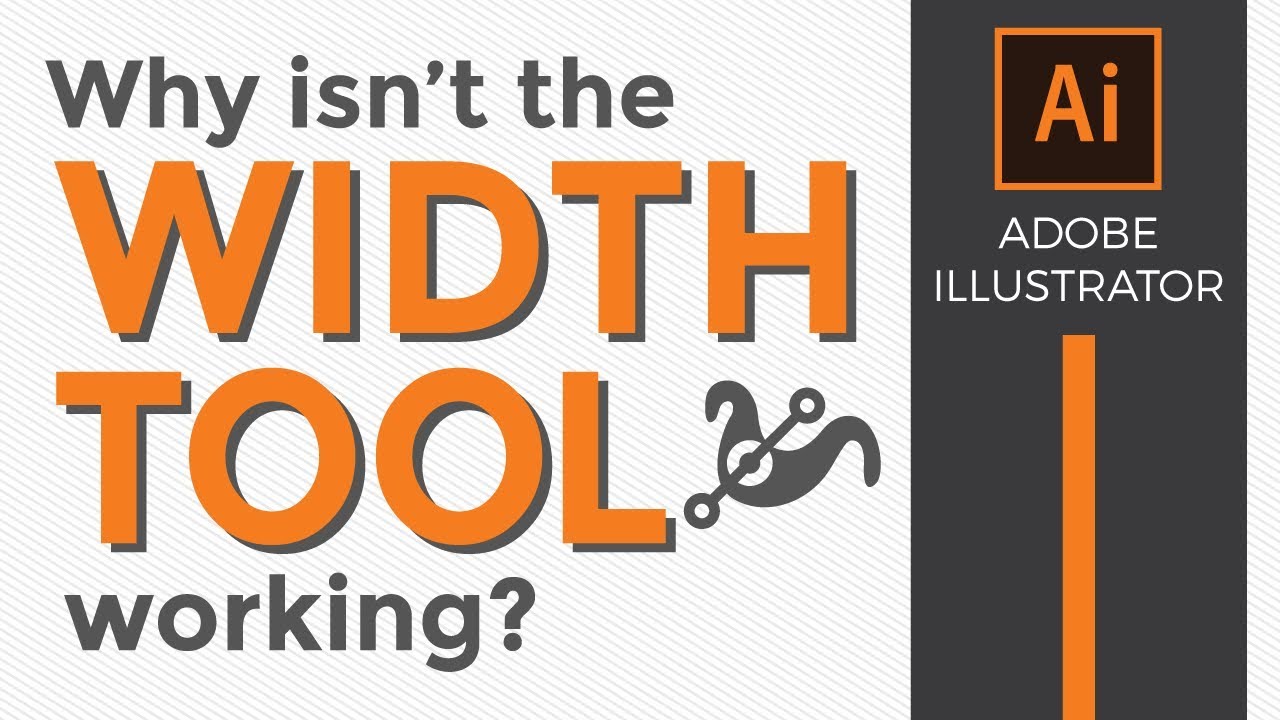 Width Tool not Working in Adobe Illustrator CC