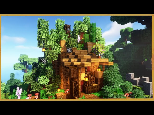 How to build a Tree Trunk House / Treehouse Minecraft Map