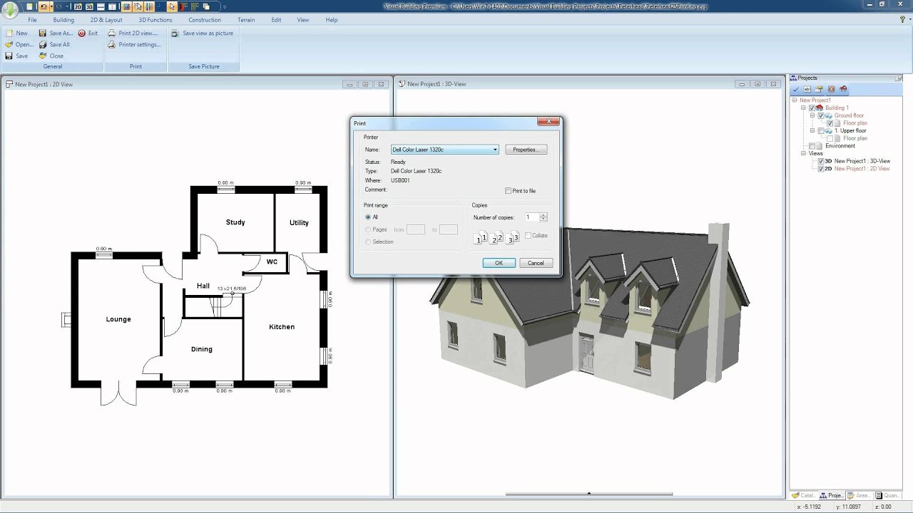 Visual Building Tutorial: Printing