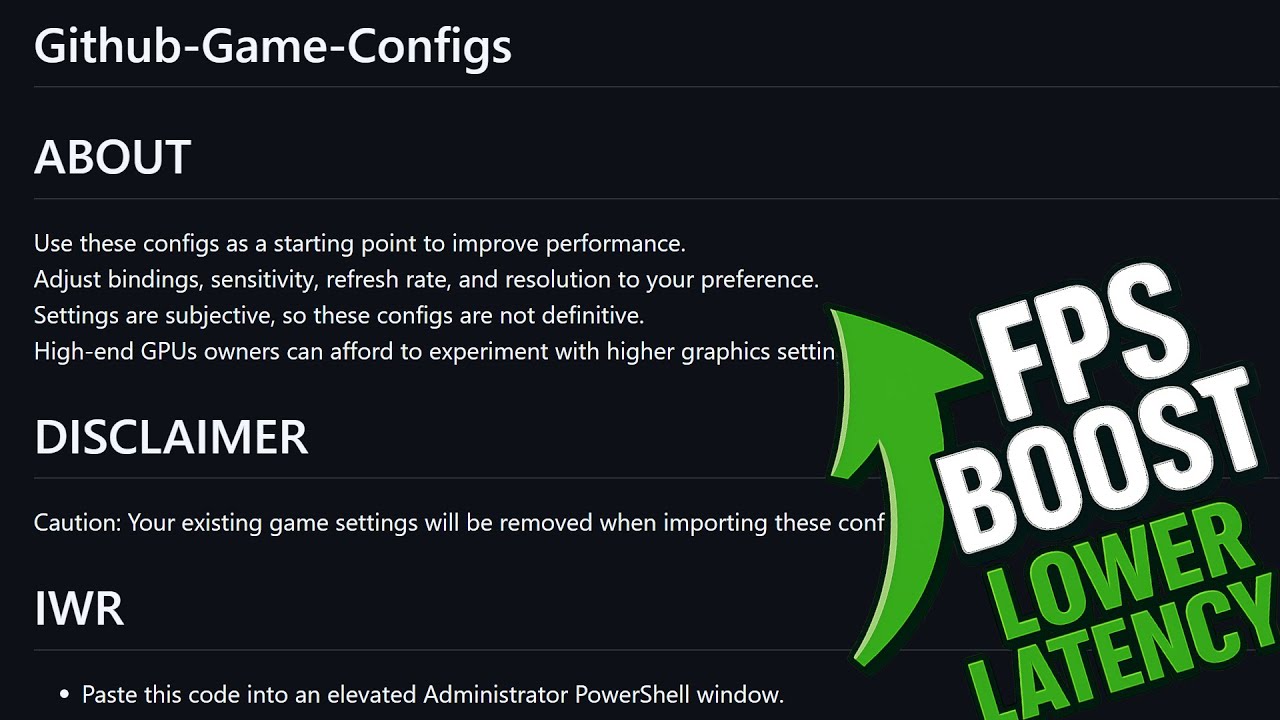 How To: Game Configs