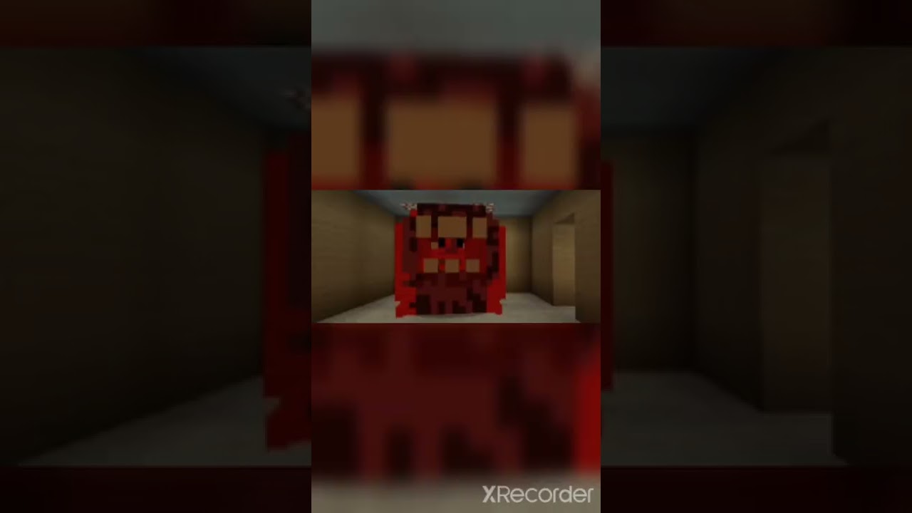 [Minecraft BE wild update] Train eater in the backrooms (found minecraft footage)