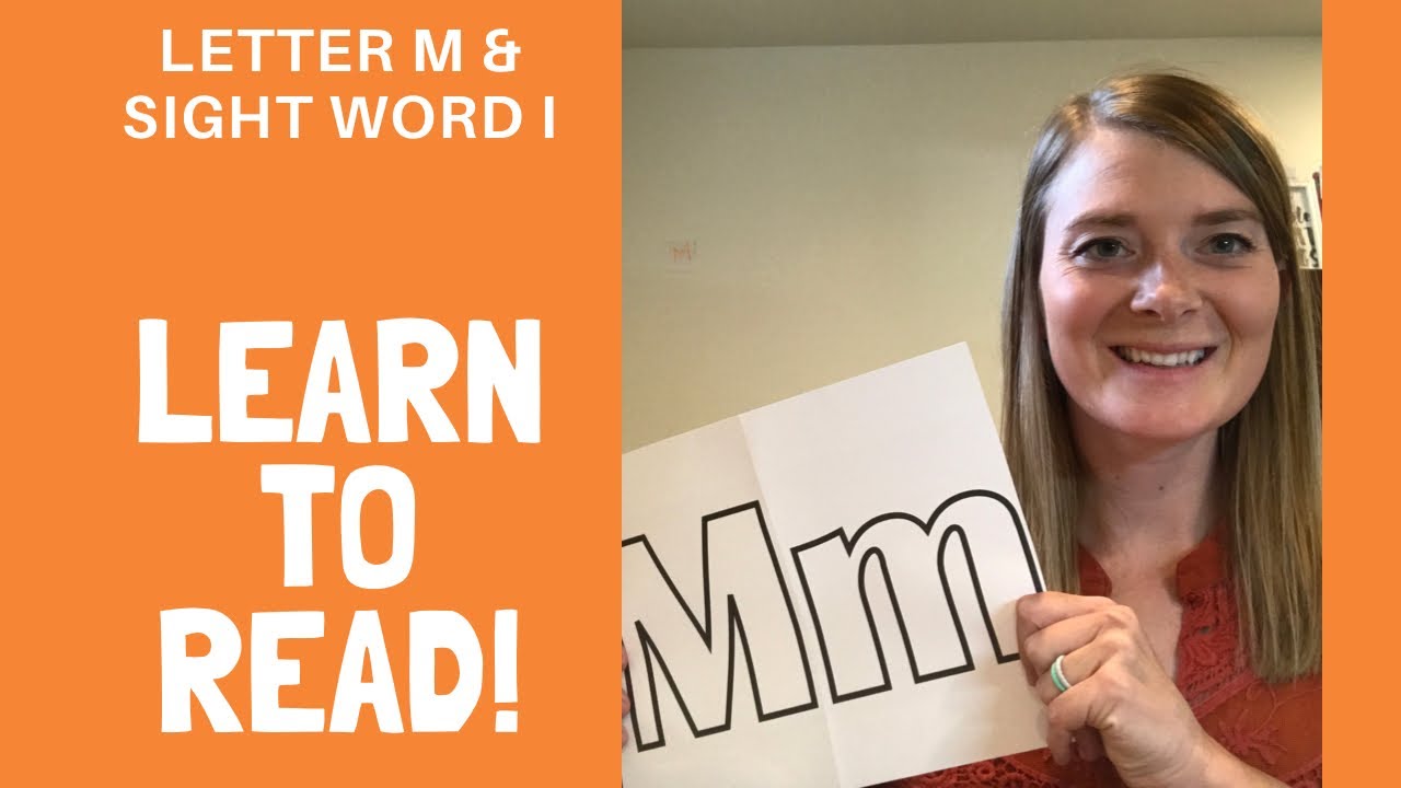 LETTER M & SIGHT WORD I - Reading Practice Kindergarten (FREE PRINTABLES)