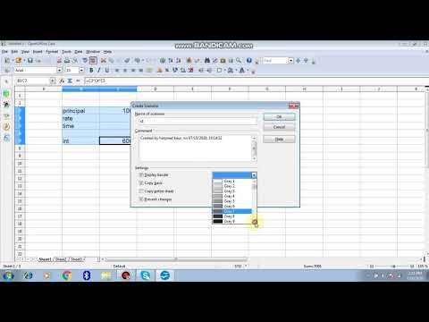 open office#calc#what if scenario#information technology#class X#402
