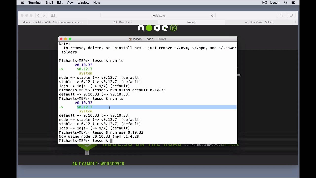 Adapt Framework installation walkthrough
