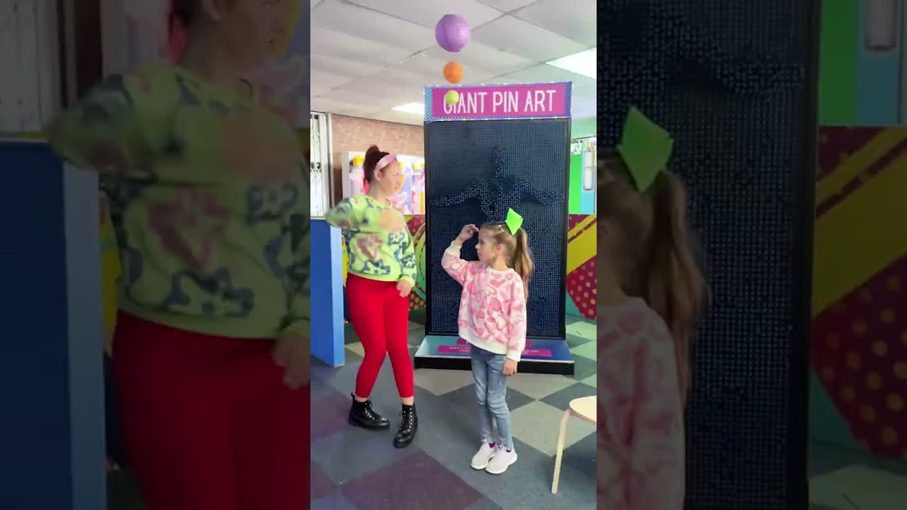 Ruby and Bonnie Giant Pin Art