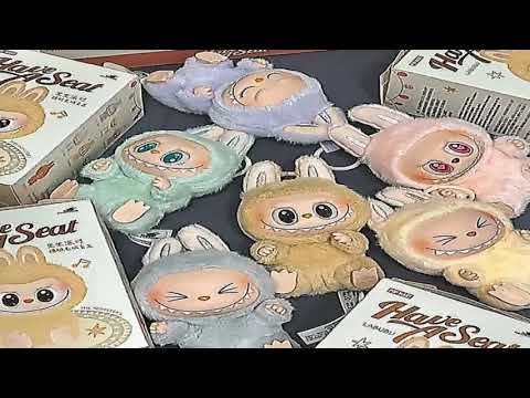 Labubu 2.0 Have A Seat The Monsters Vinyl Blind Box Pendant Decoration Replica Keychain To